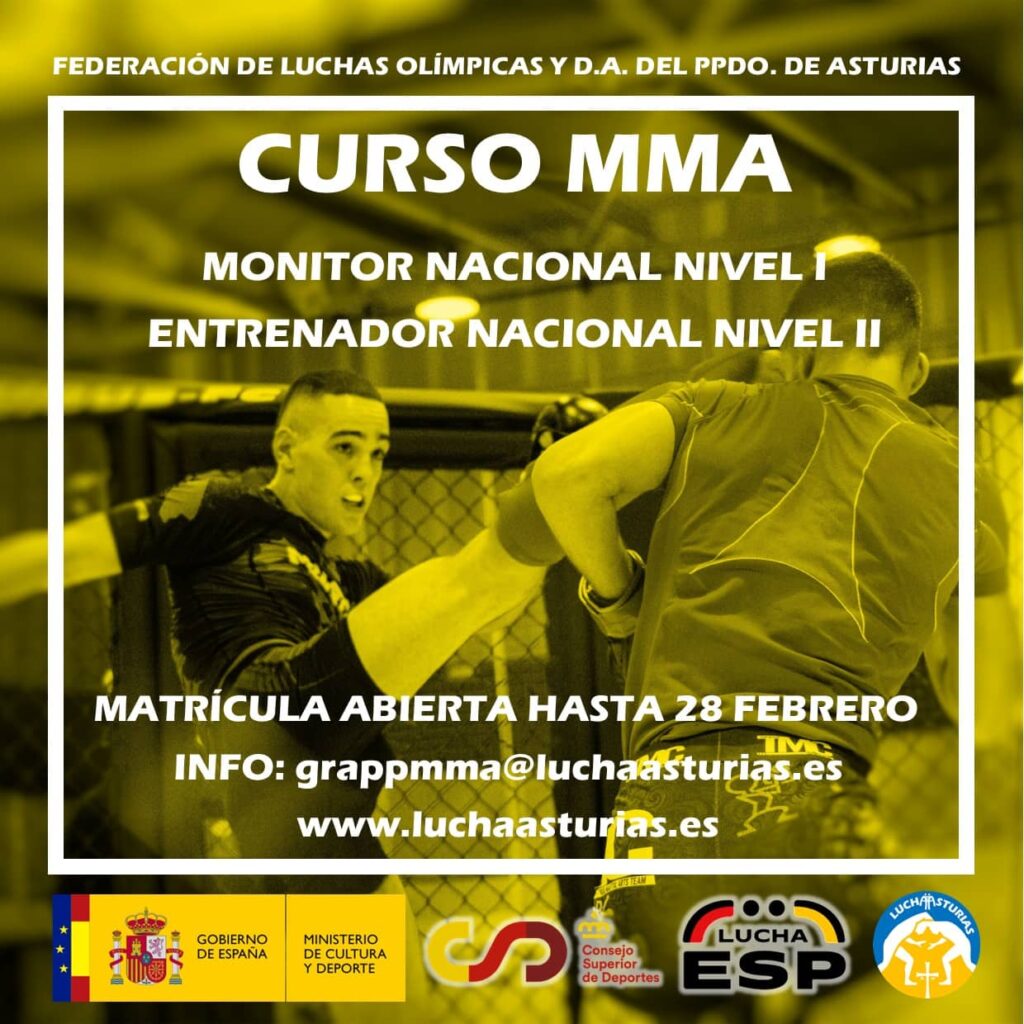 Curso Monitor Nacional MMA 2025 - Federación de luchas olímpicas y DD ...